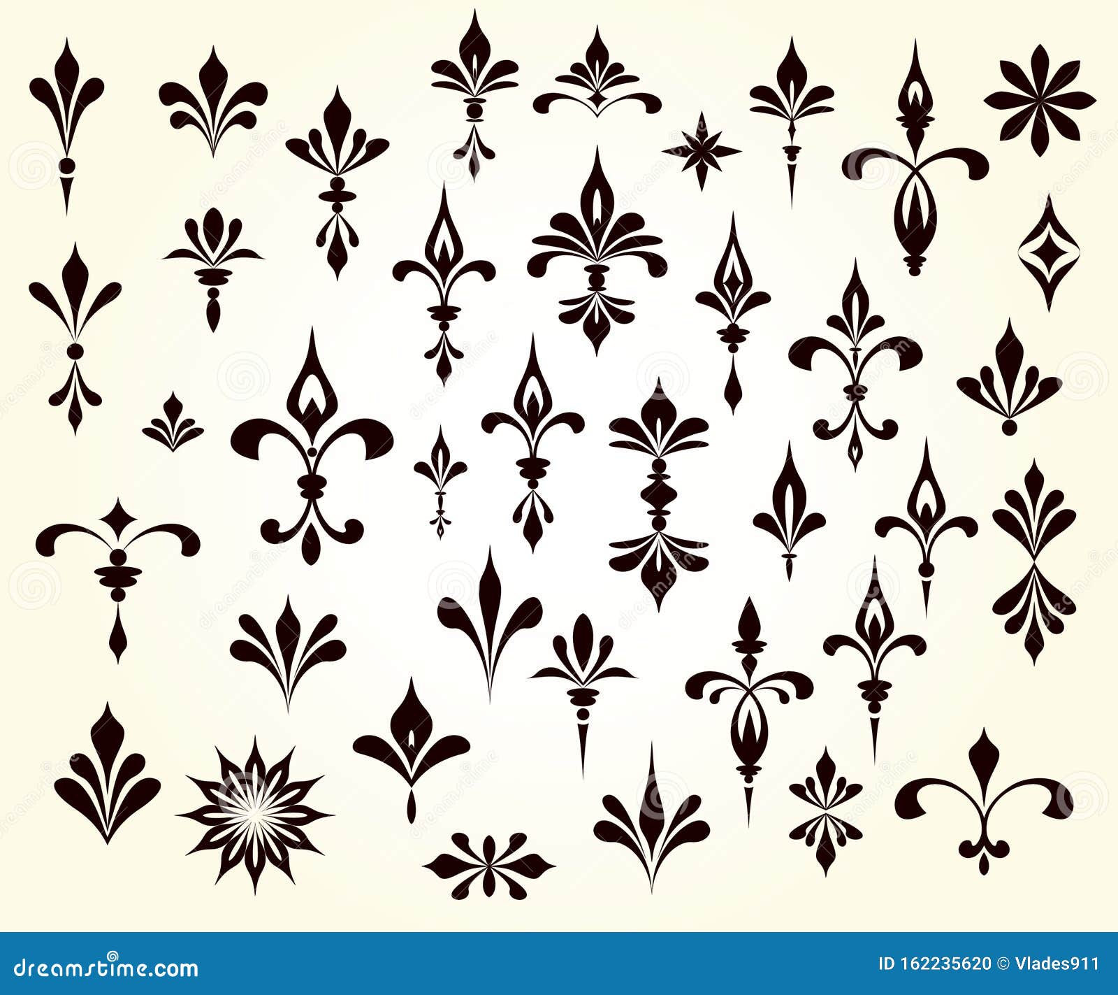 Set of Decorative Flourish Elements for Your Projects. Stock Vector ...