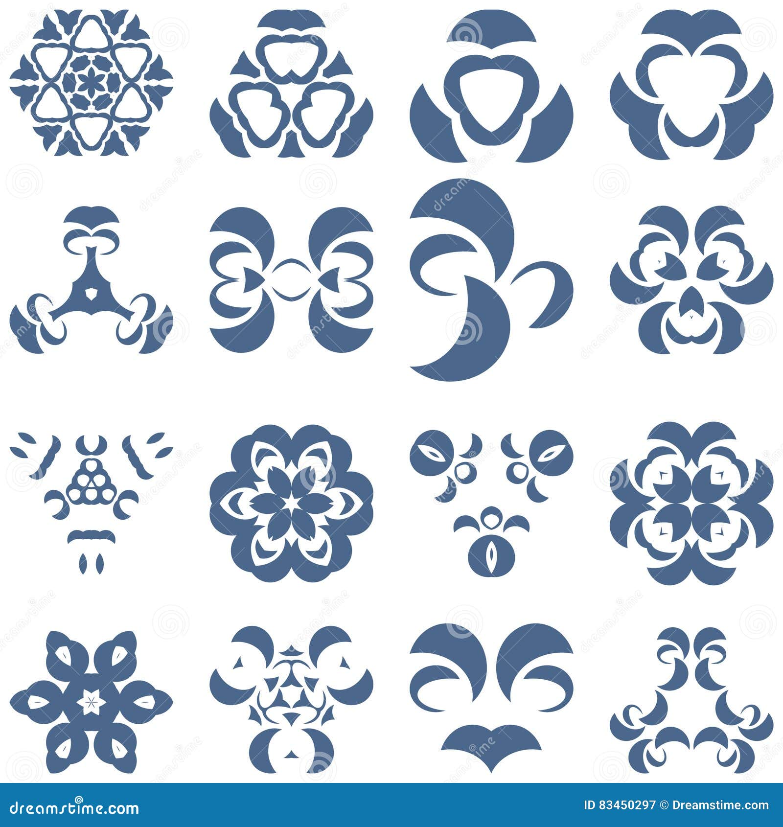 Set of Decorative Logo Elements. Stock Vector - Illustration of ...