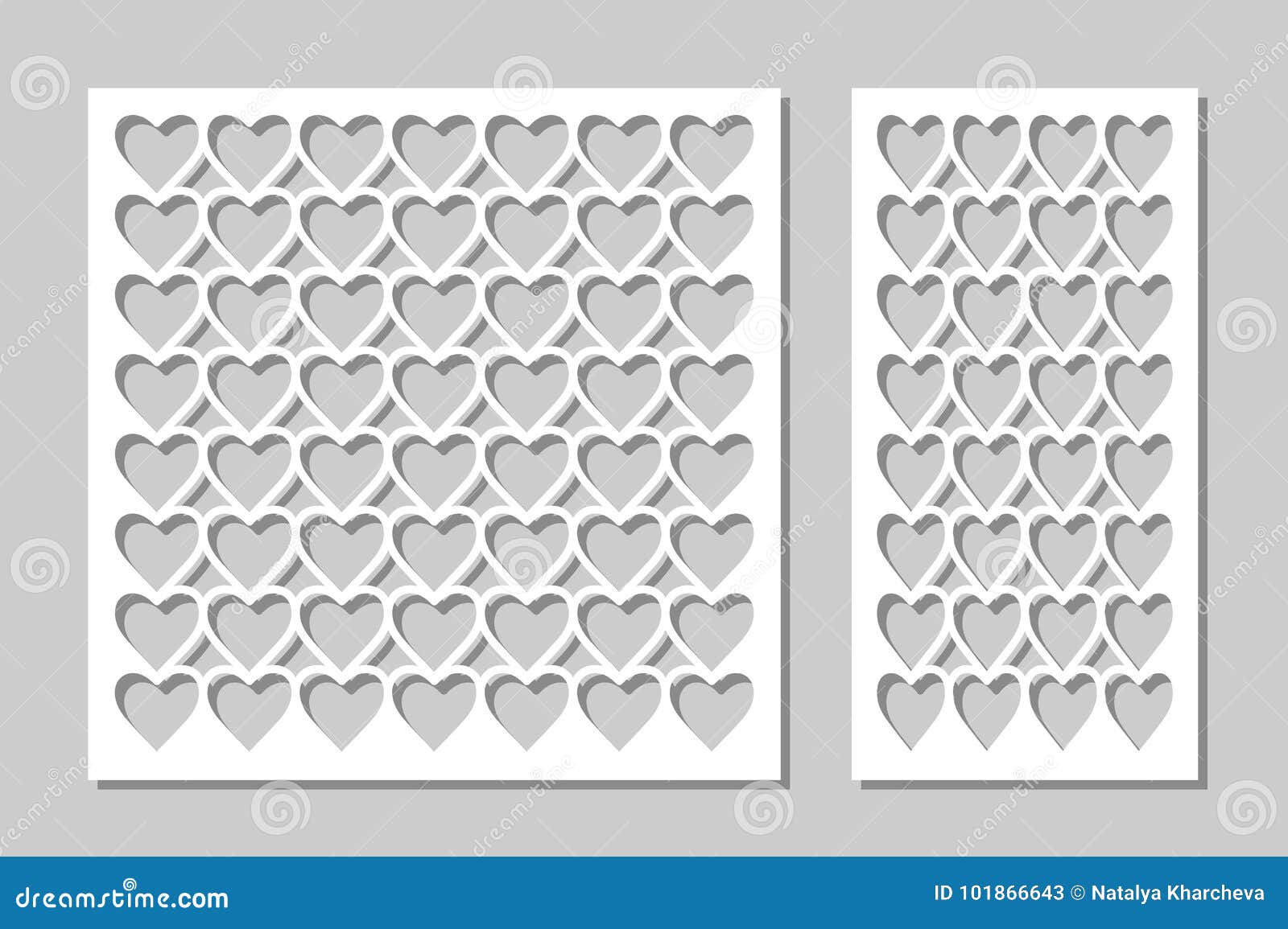 Set Decorative Panel Laser Cutting. Wooden Panel. Modern, Elegant ...