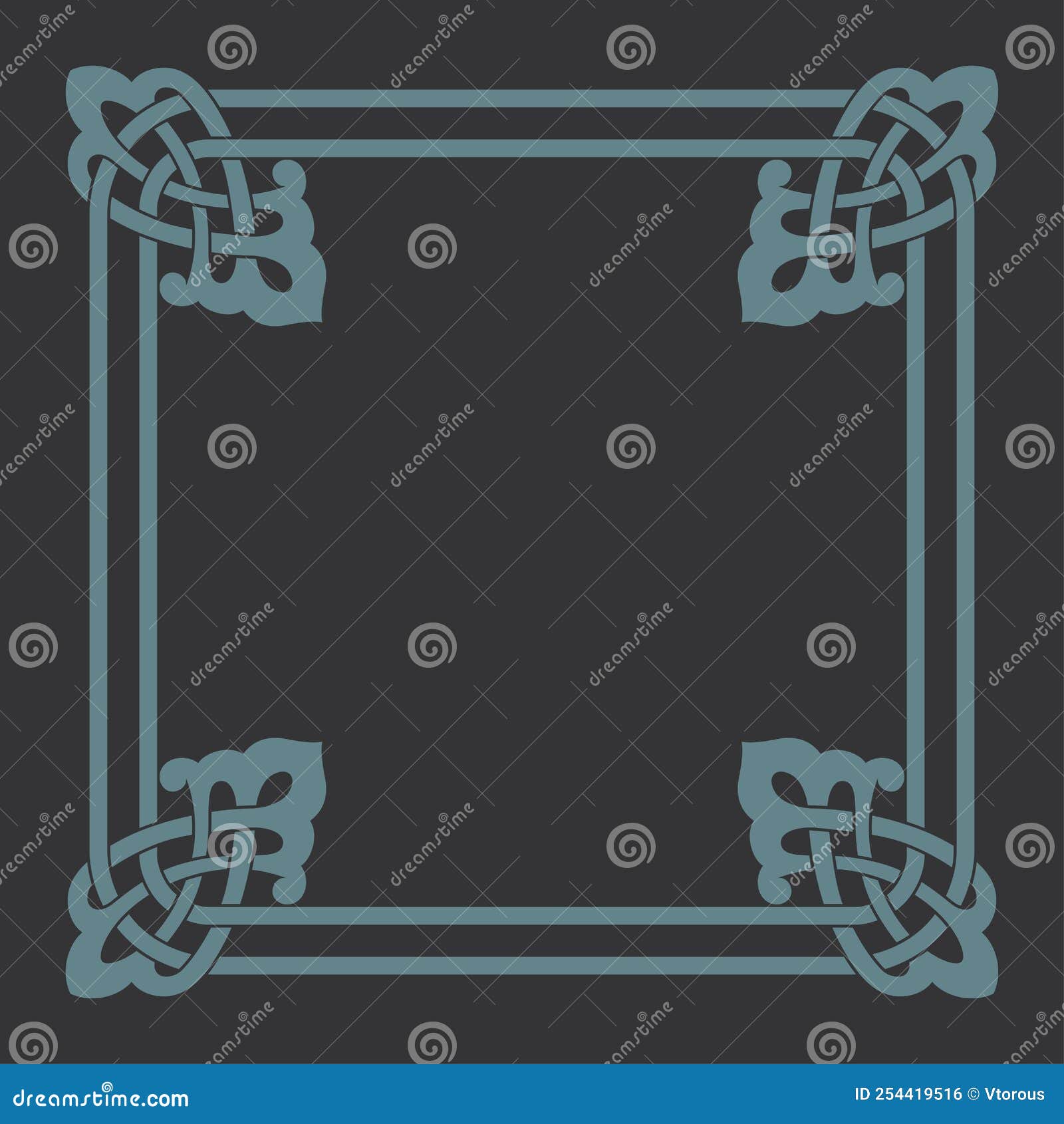 Decorative seamless border stock vector. Illustration of vintage ...