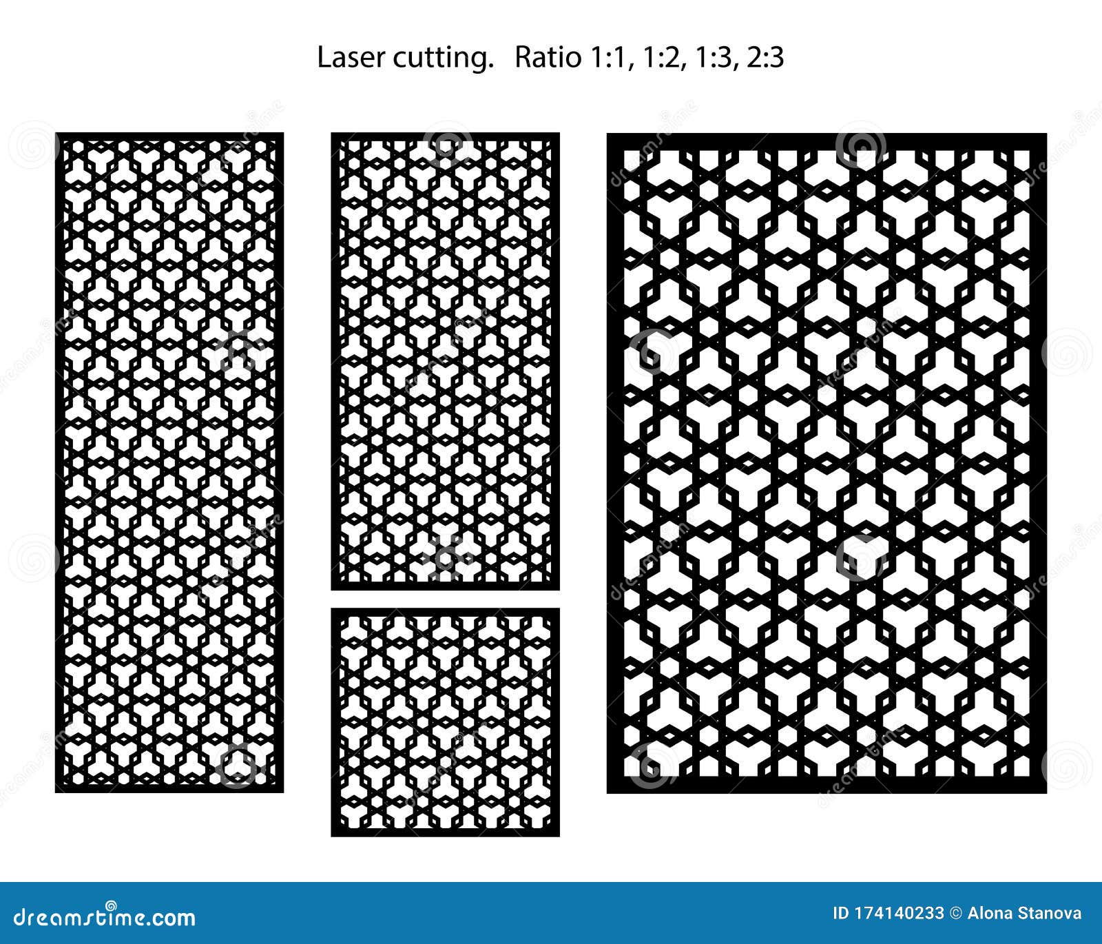 Vector Panels With Scrolls | CartoonDealer.com #3141926