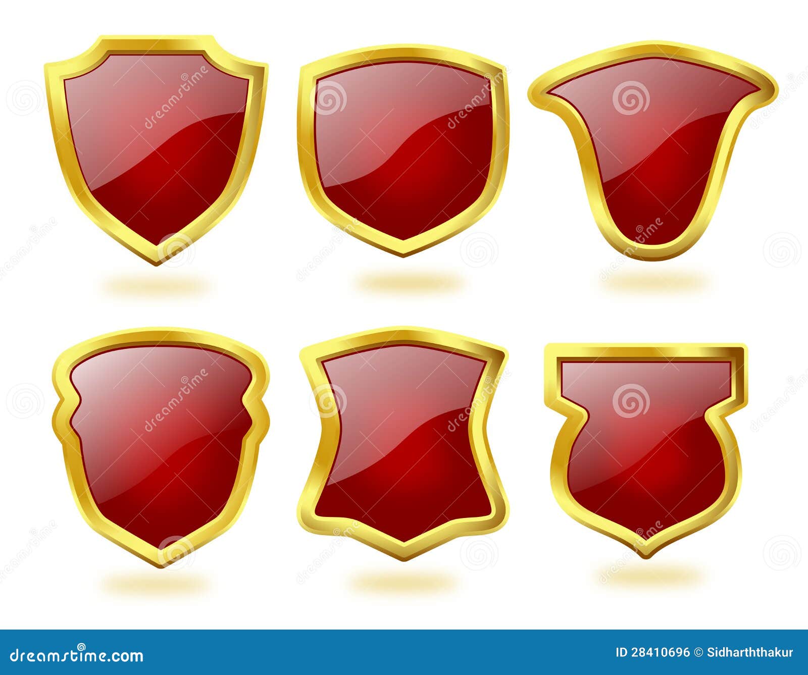 Red Shield Vector Logo