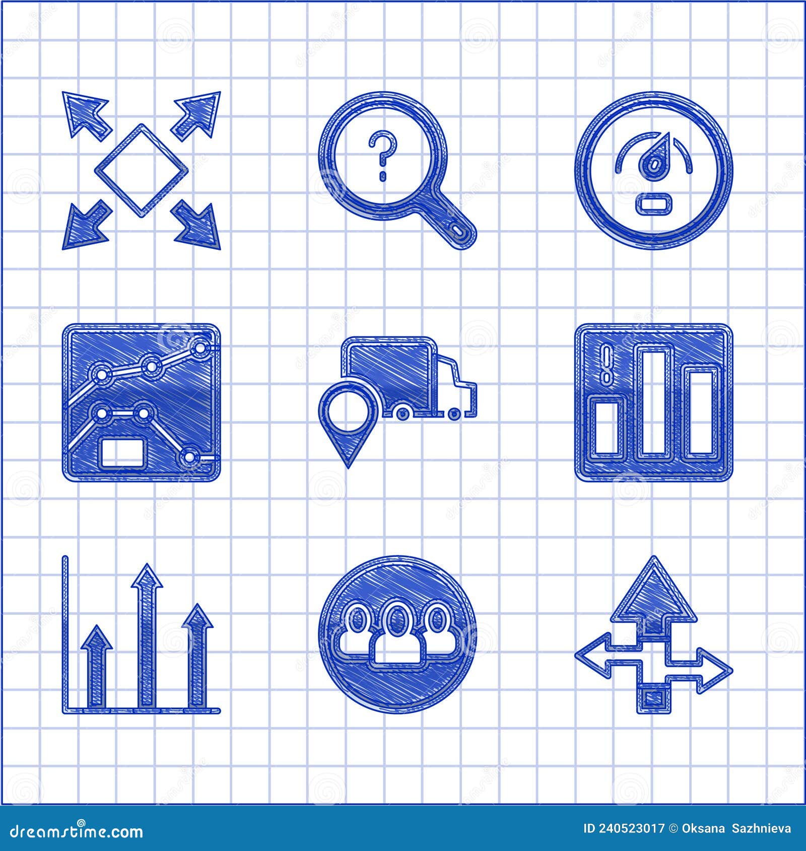 Set Delivery Tracking, Project Team Base, Arrow, Pie Chart Infographic ...