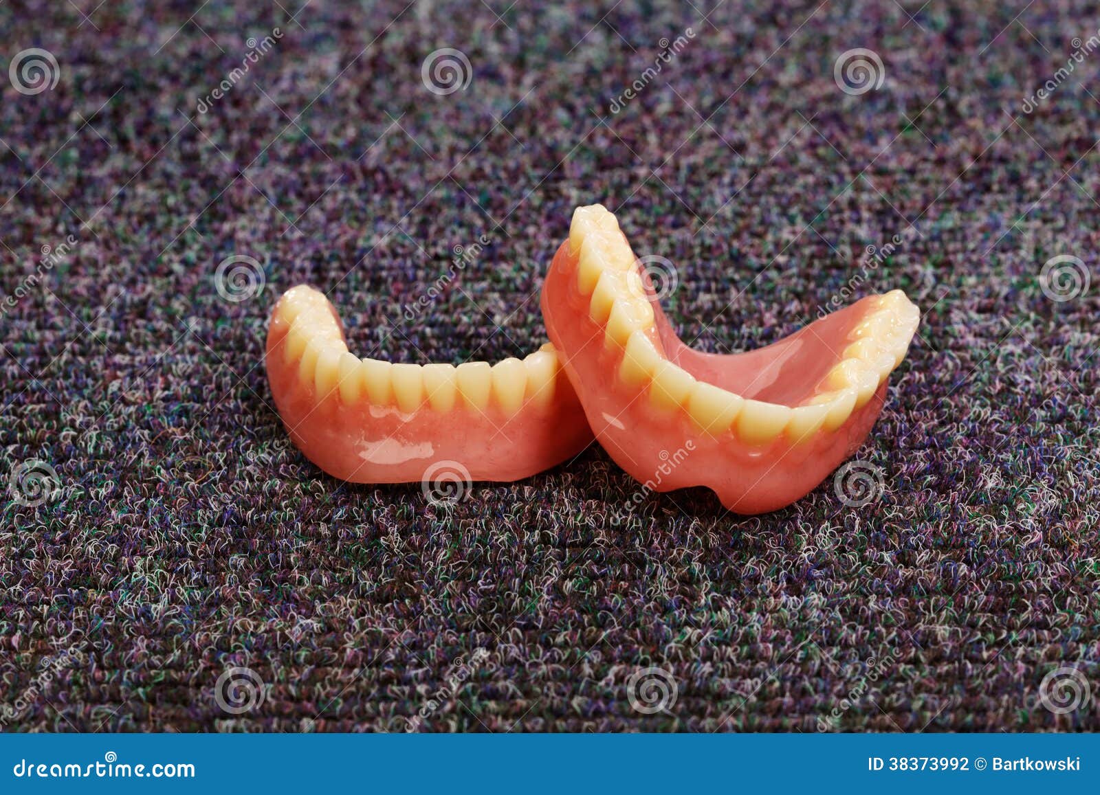 A Set of Dentures Laying on the Floor Stock Photo - Image of lower ...