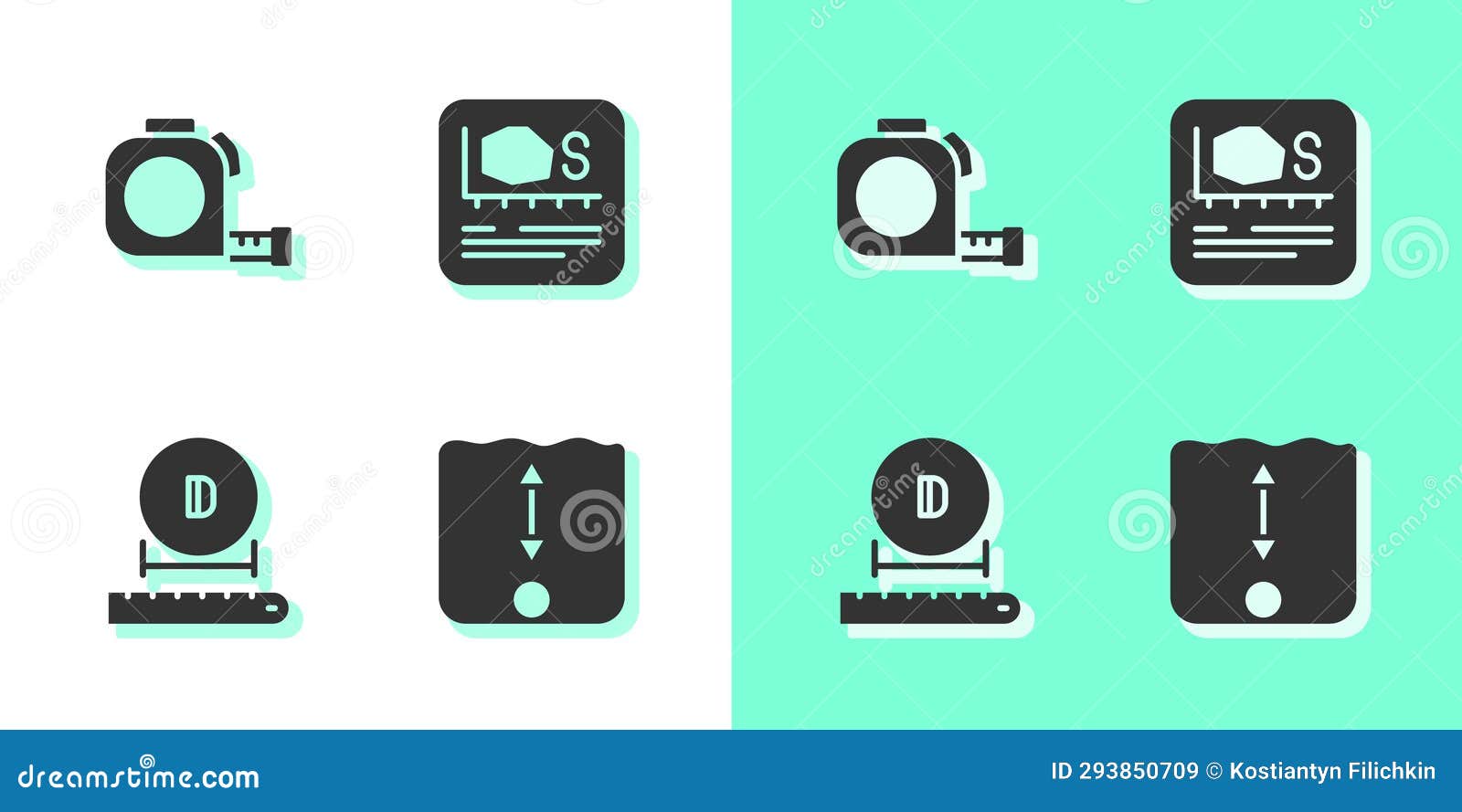 Depth Measurement Icon. Monochrome Style Design From Measurement Icon ...