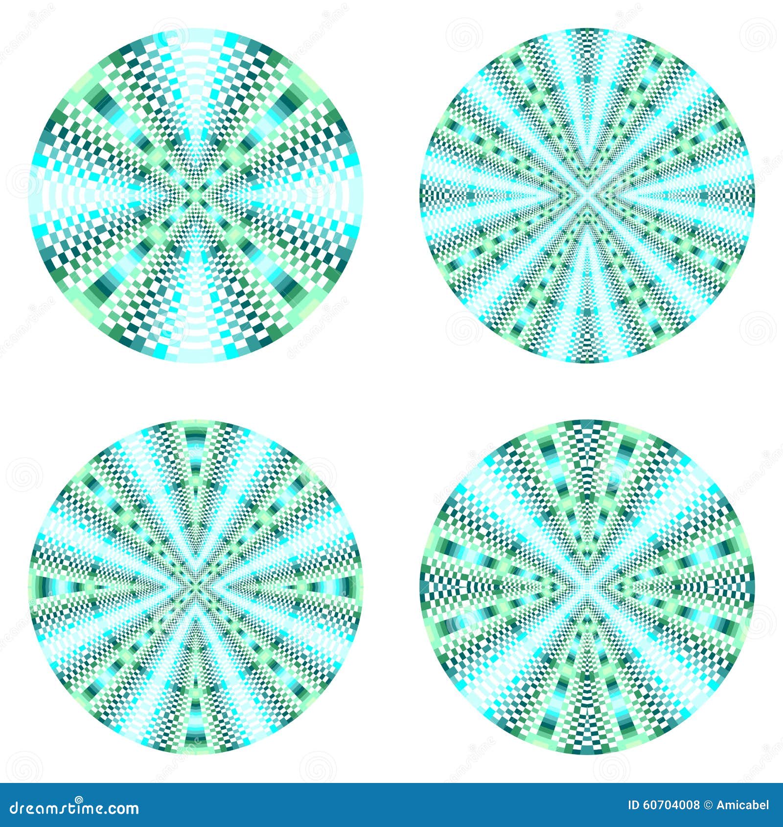 A Set of Design Circle Elements Stock Vector - Illustration of element ...