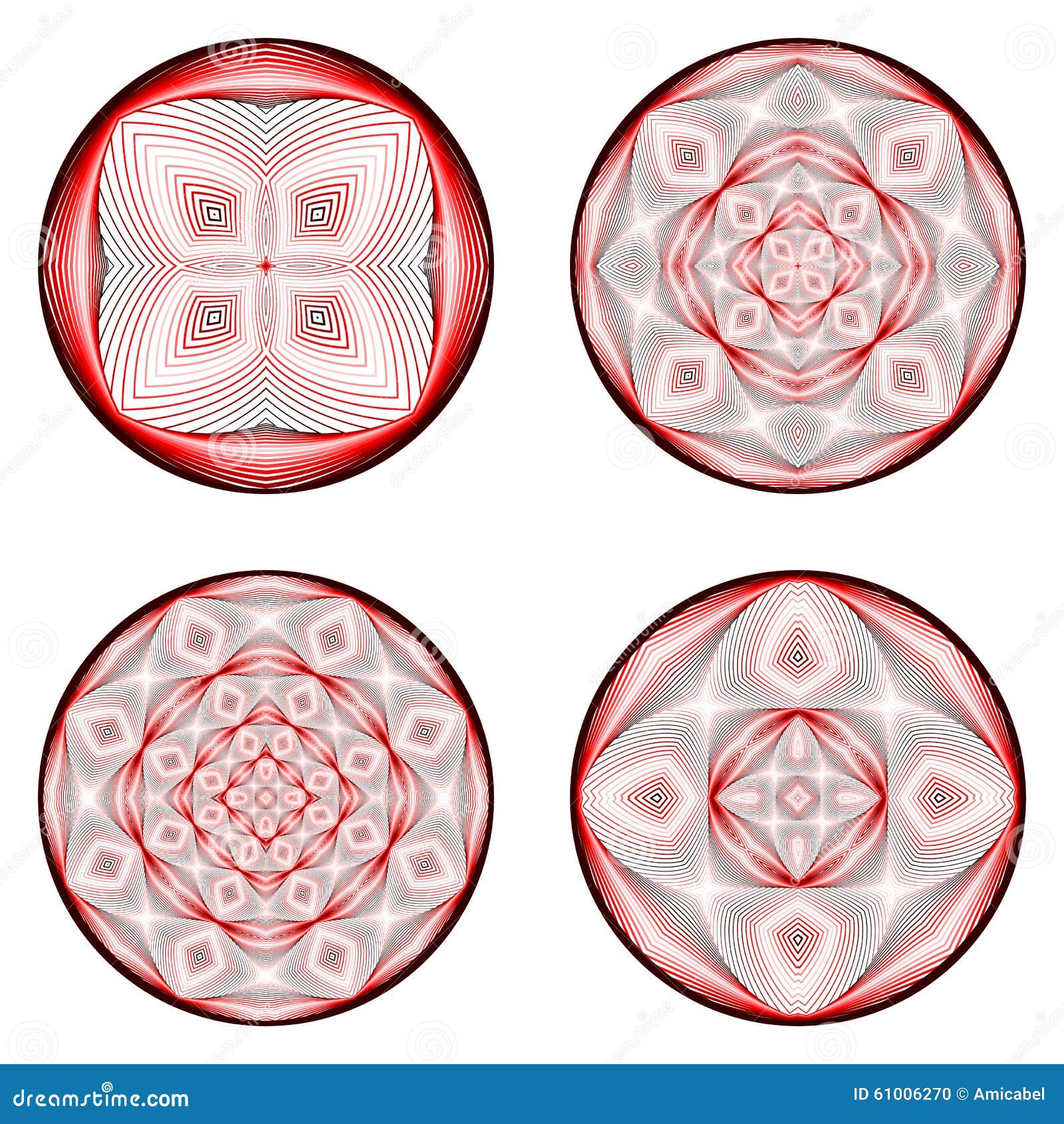 A Set of Design Circle Elements Stock Vector - Illustration of colorful ...