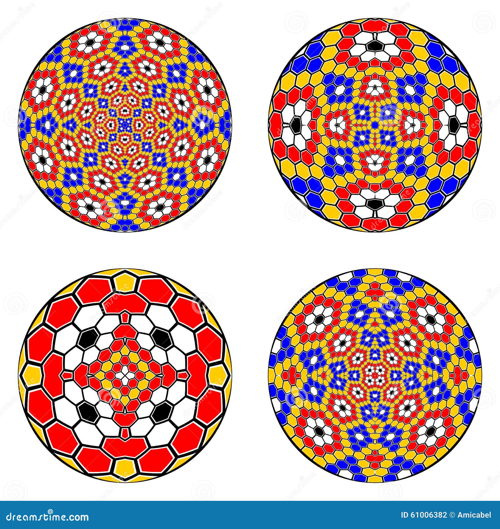 A Set of Design Circle Elements Stock Vector - Illustration of ellipse ...