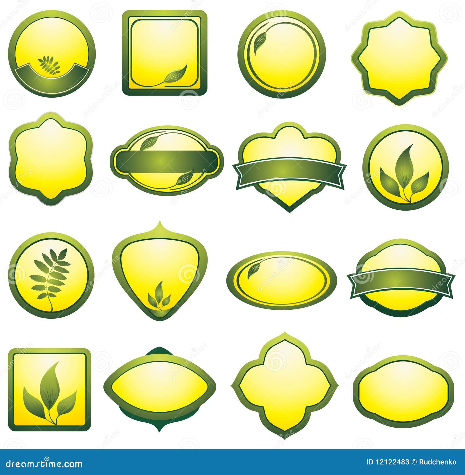 Set of design elements. stock vector. Illustration of design - 12122483