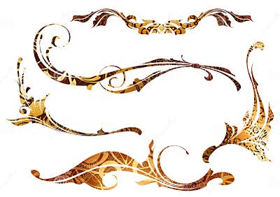 Set of design elements stock vector. Illustration of design - 12822396