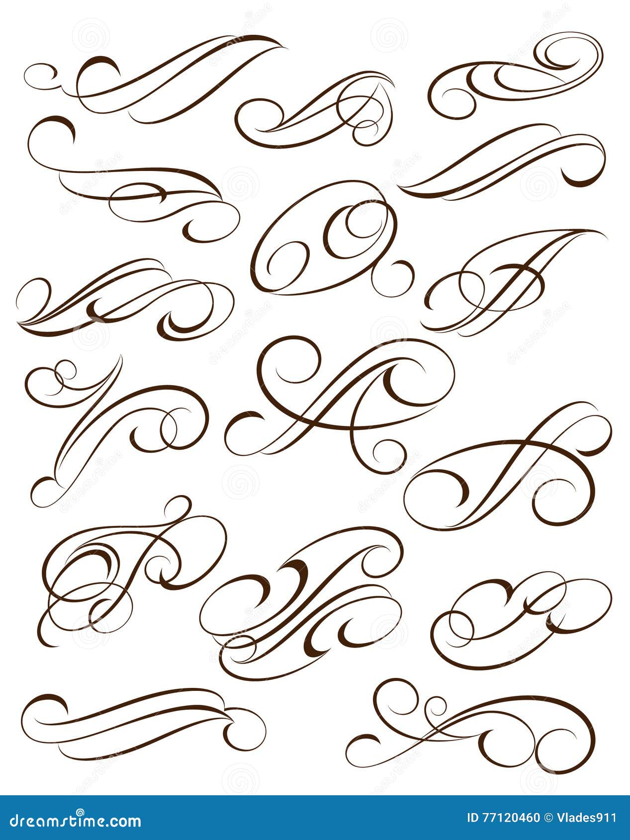 Set Design Elements.Brown White. Vector. Stock Vector - Illustration of ...