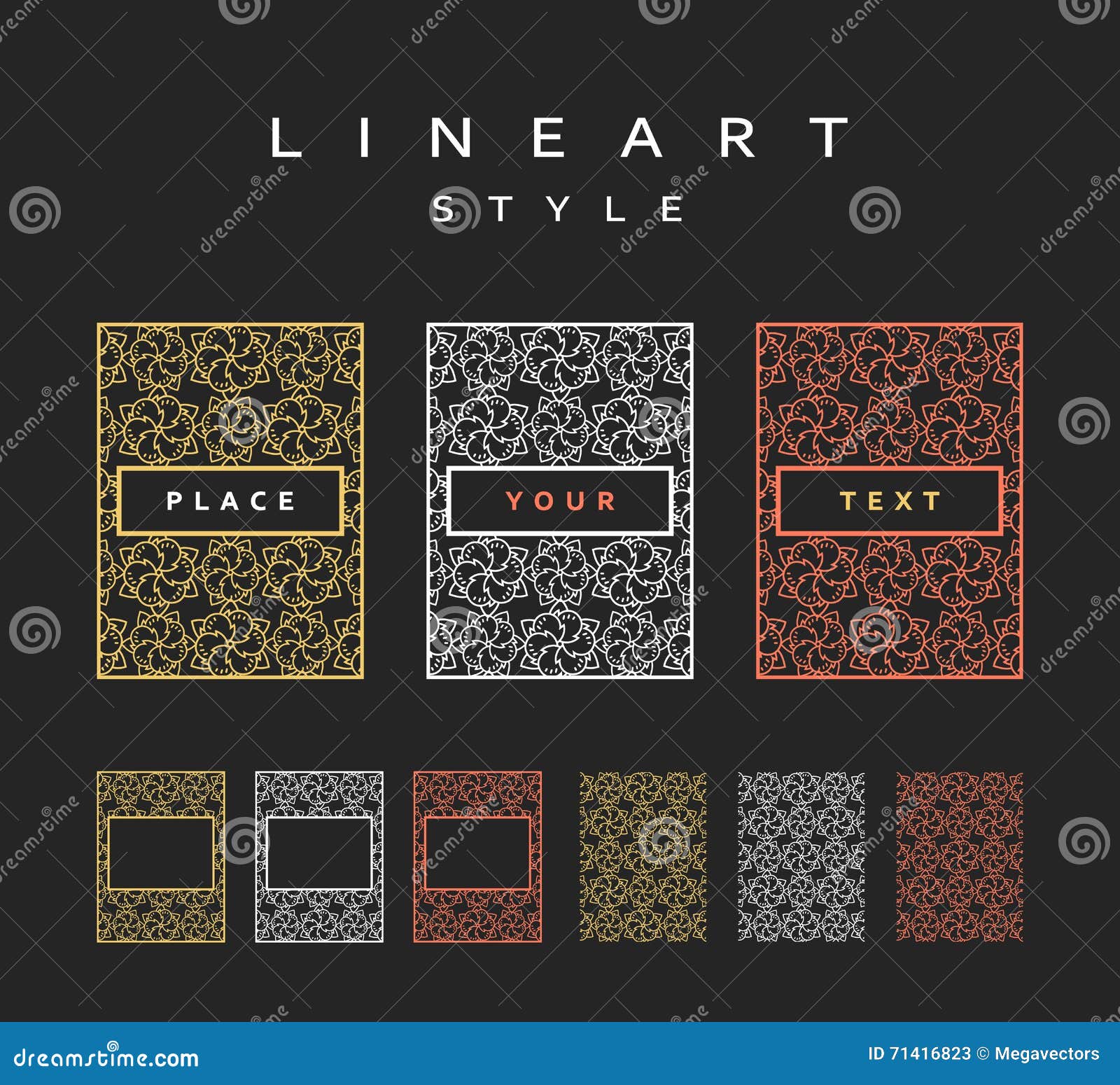 Set of Design Elements. Labels and Frames. Stock Vector - Illustration ...