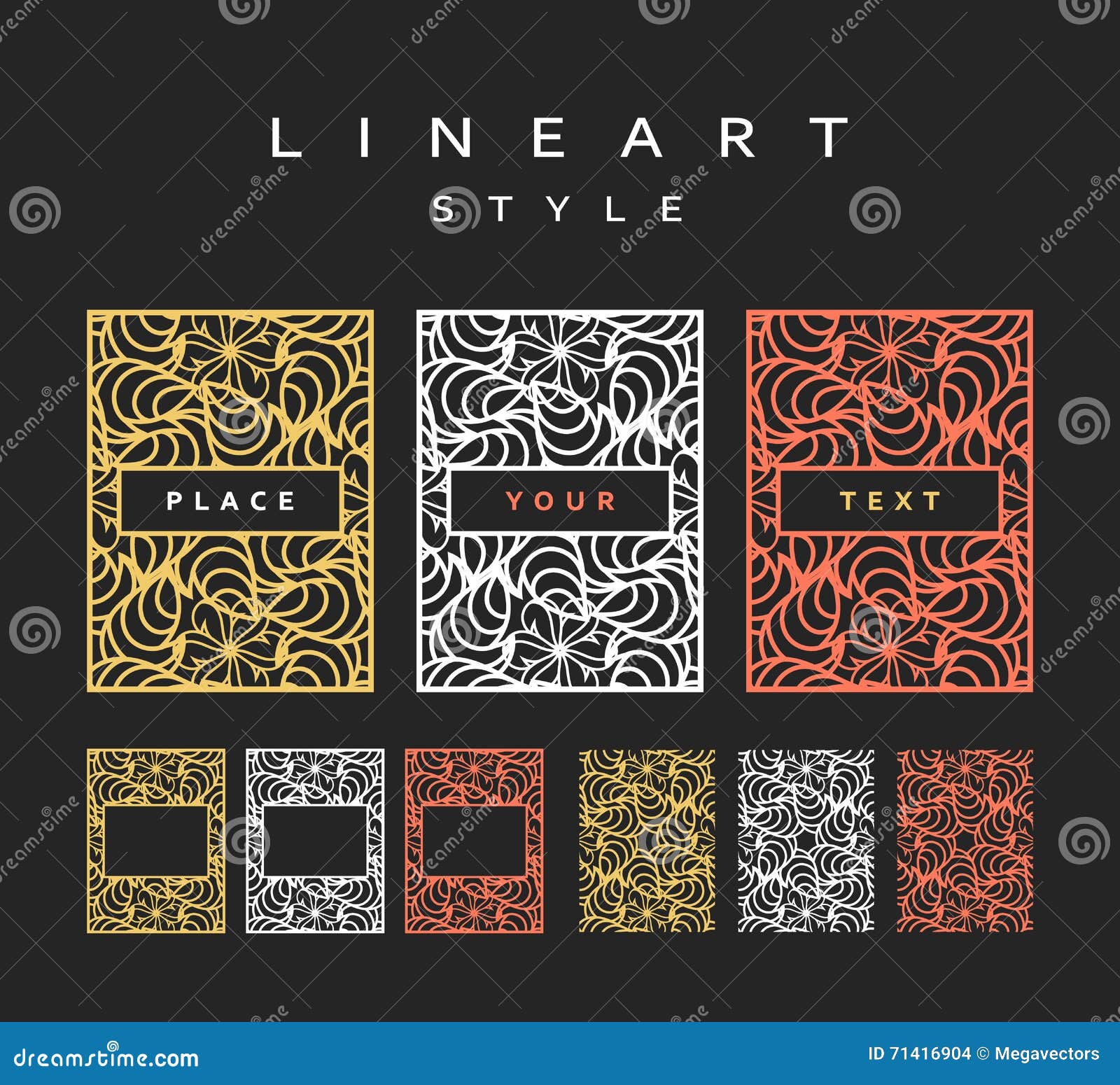 Set of Design Elements. Labels and Frames. Stock Vector - Illustration ...