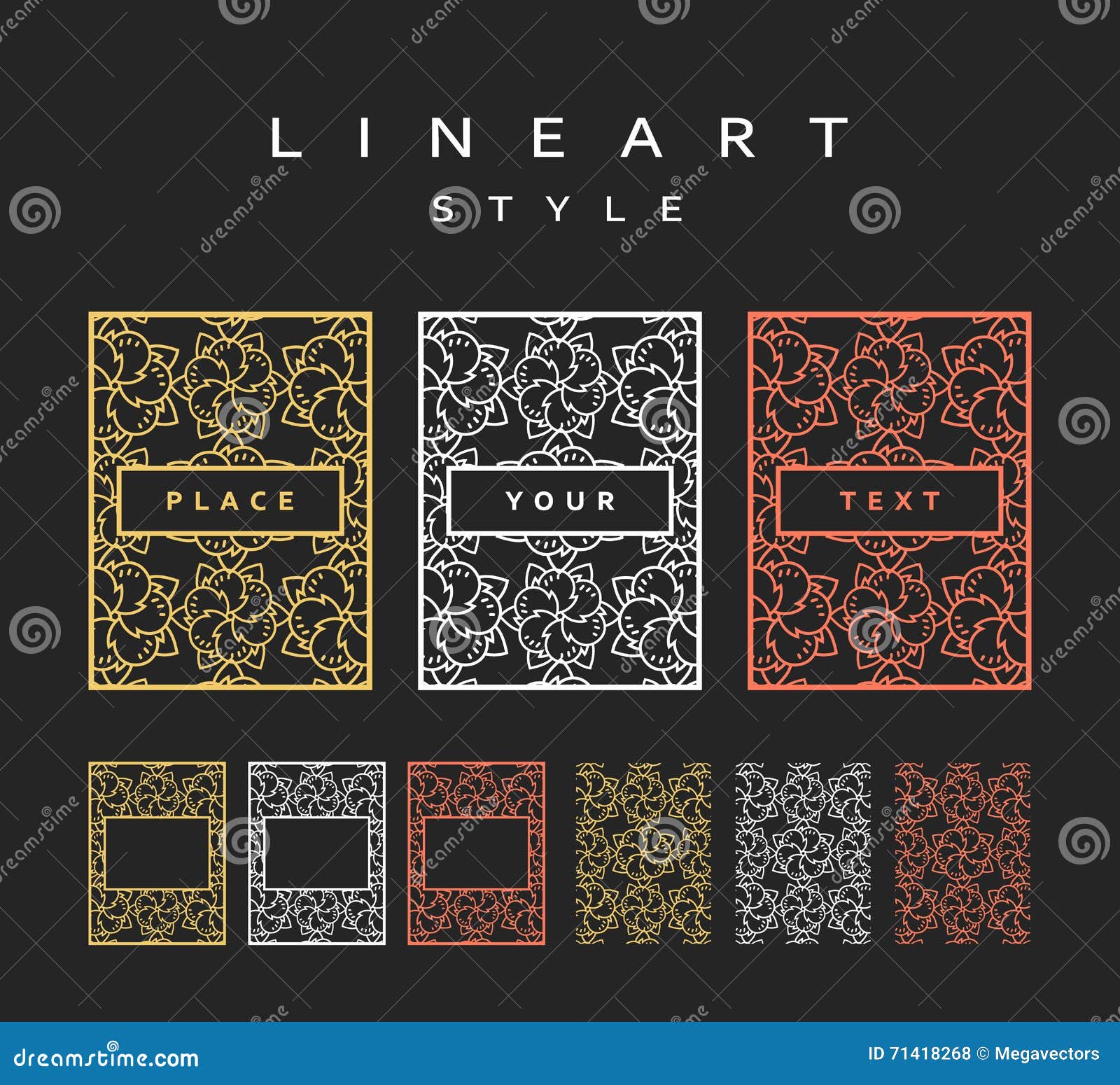 Set of Design Elements. Labels and Frames. Stock Vector - Illustration ...