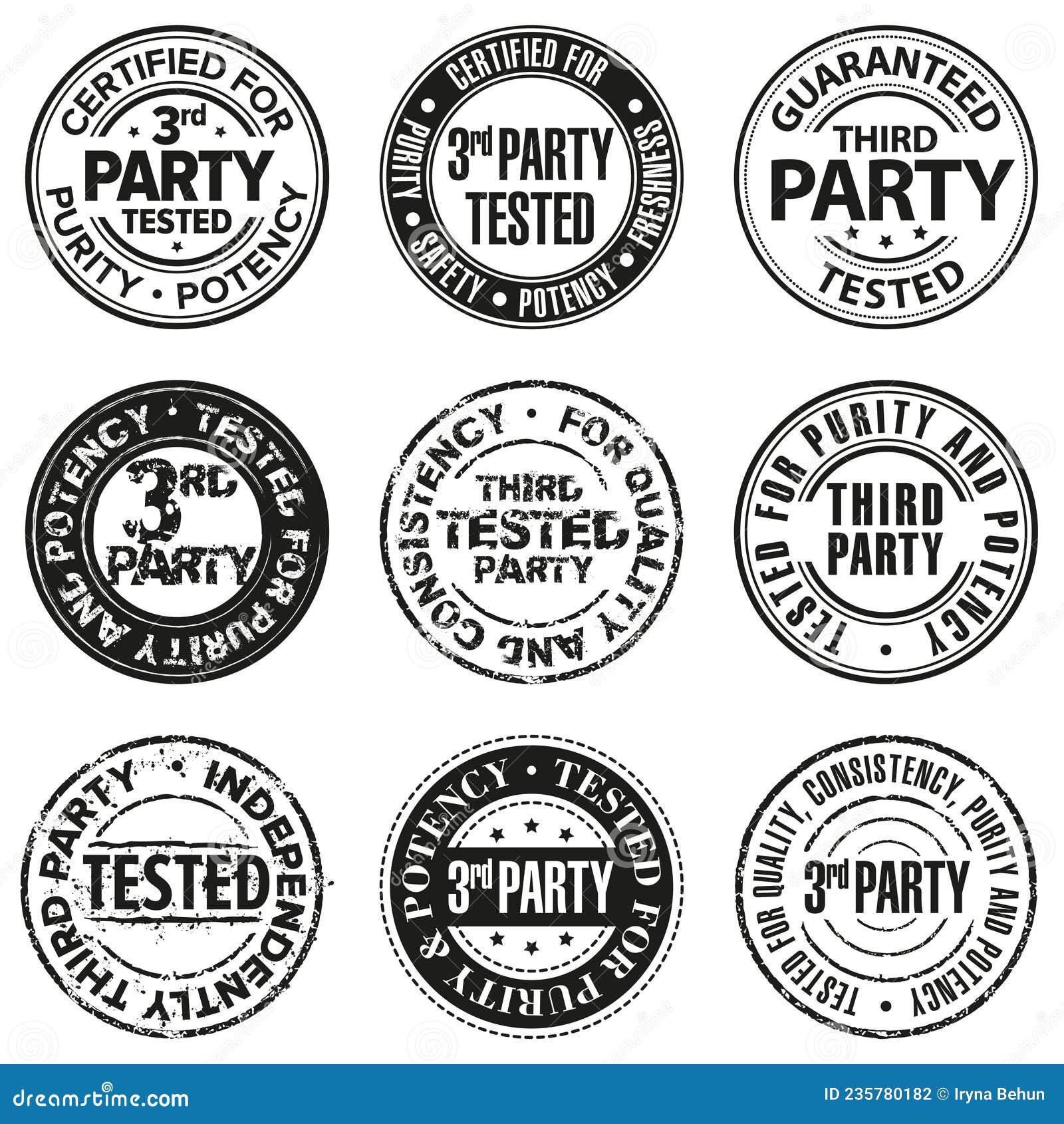 Stamp Third Party Lab Tested. 3rd Party Tested for Quality, Consistency ...
