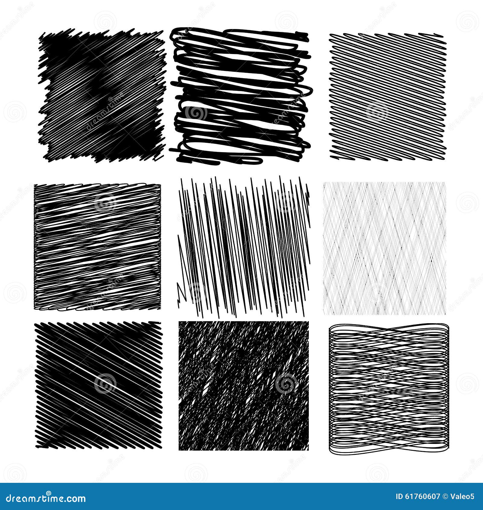 Set of Diagonal Strokes Patterns Stock Vector - Illustration of stroke ...