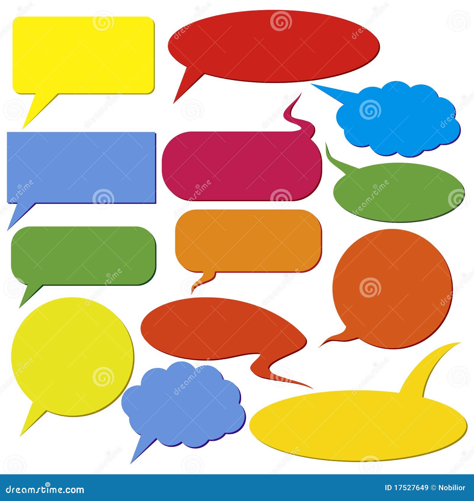 Set of dialog boxes stock vector. Illustration of cloud - 17527649 Set of dialog boxes stock vector. Illustration of cloud - 17527649