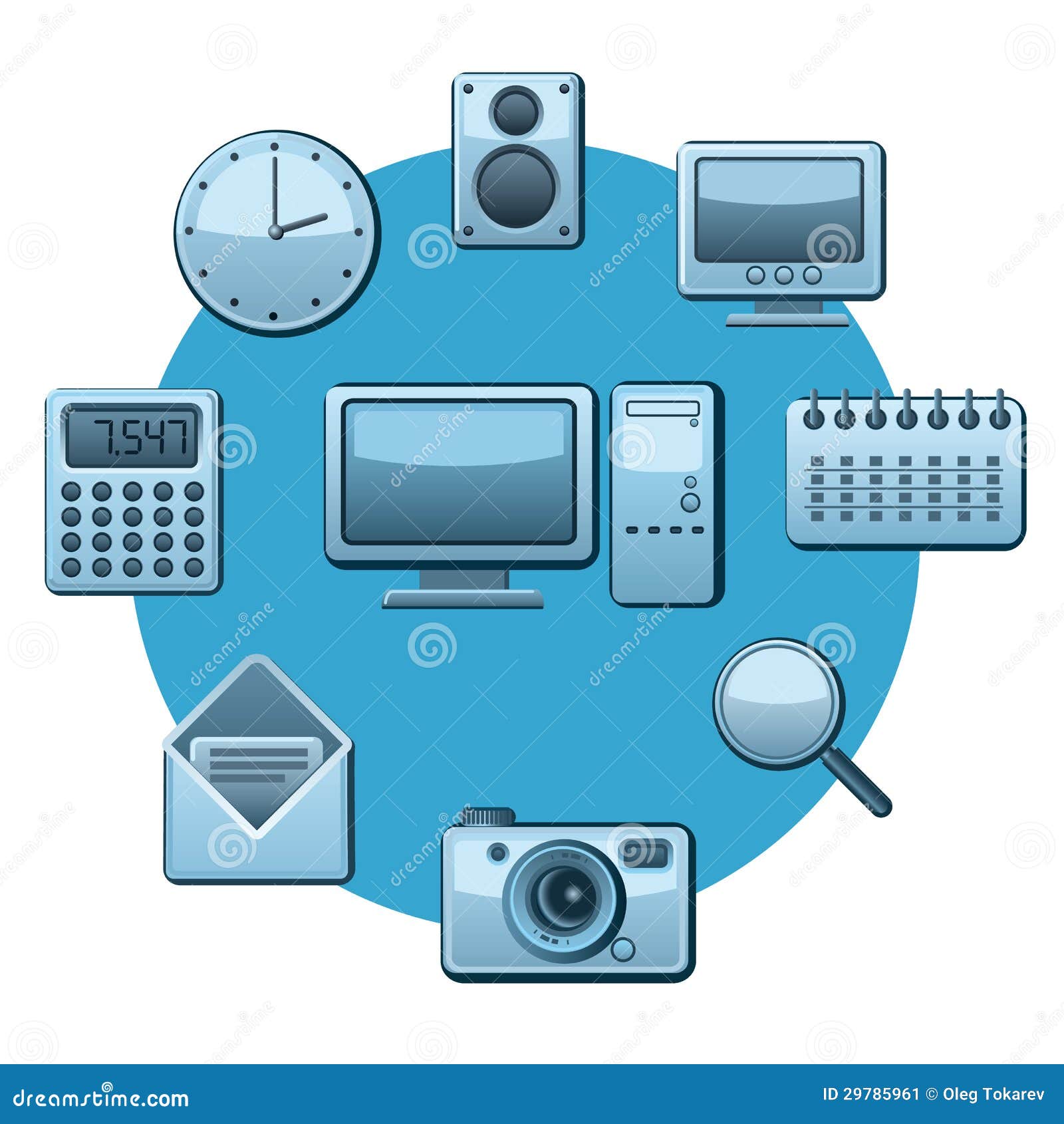 Applications icons stock illustration. Illustration of email - 29785961