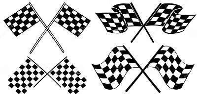 Set of Different Chess Flags, for Championships, Competitions, Formula ...