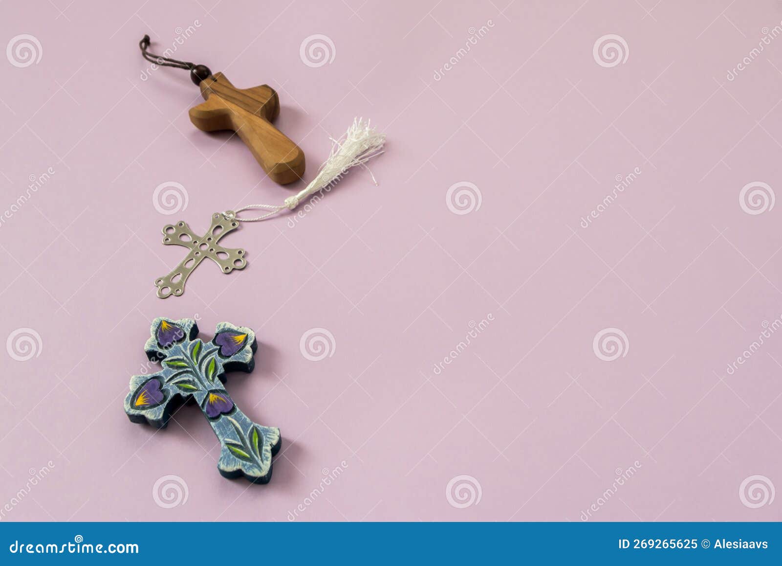 Set of Different Christian Crosses Stock Image - Image of horizontal ...