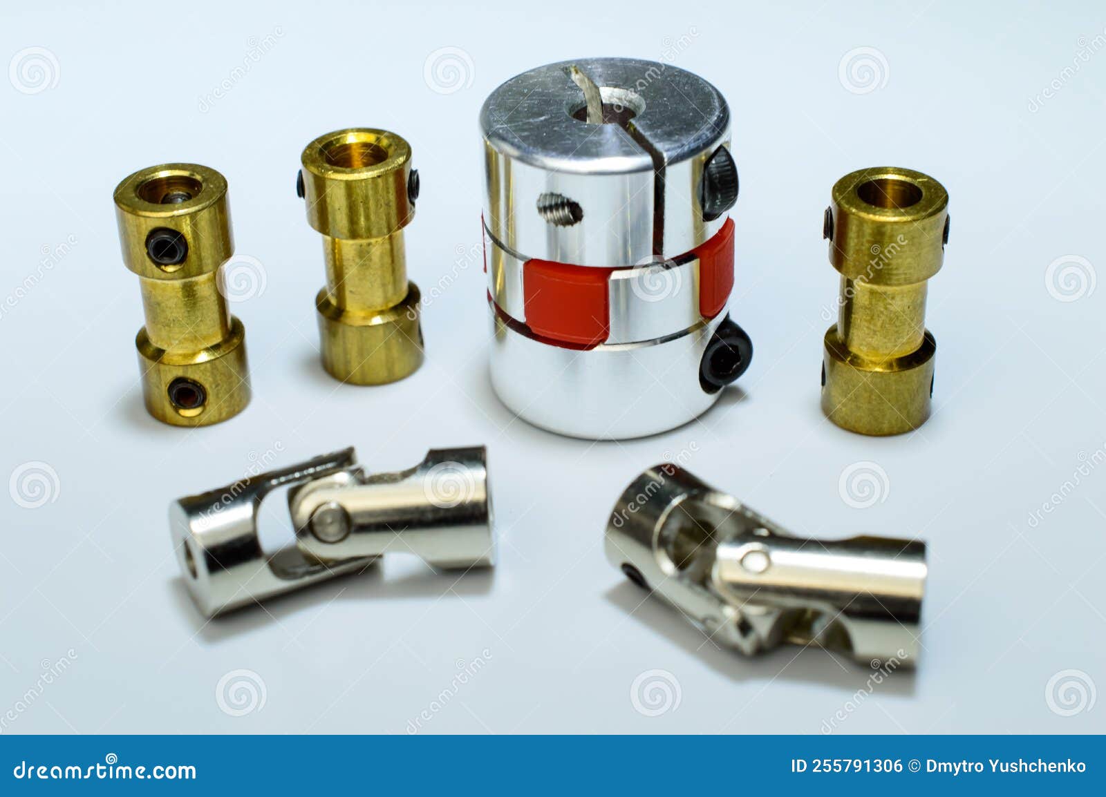 Set of a Different Couplings for RC Model Toy or 3d Printer. Stock ...