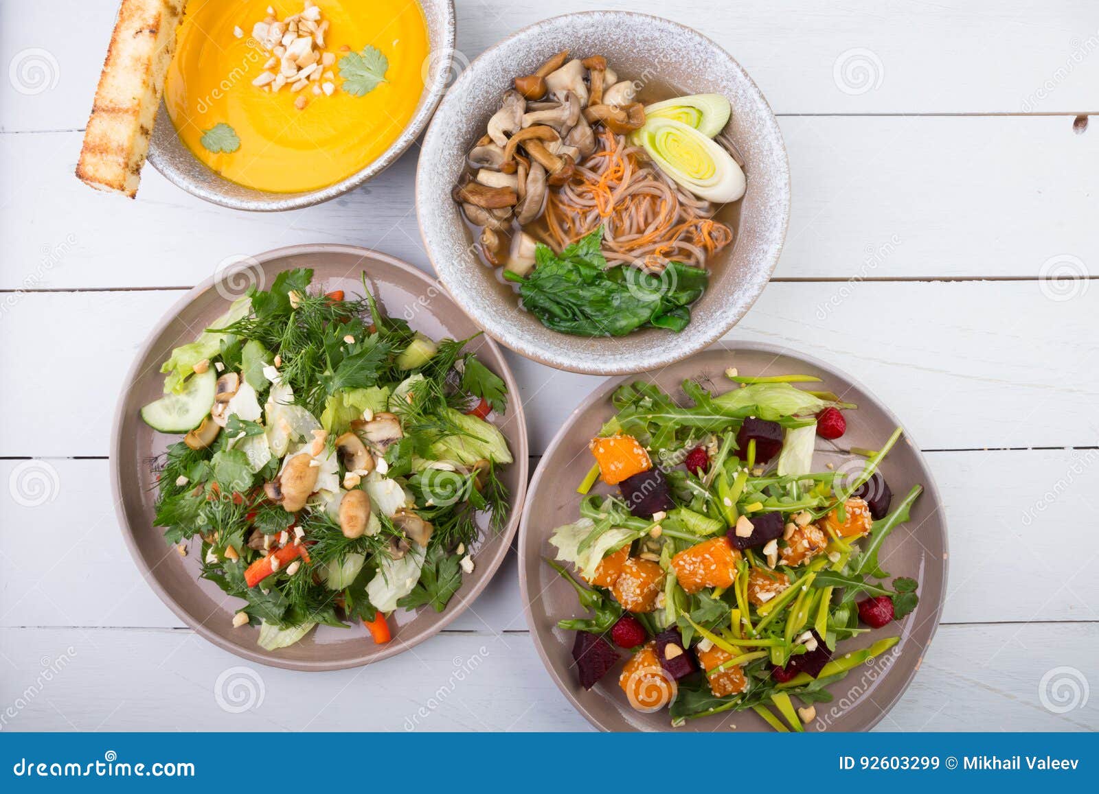 Set of different dishes stock image. Image of asian, mixed - 92603299