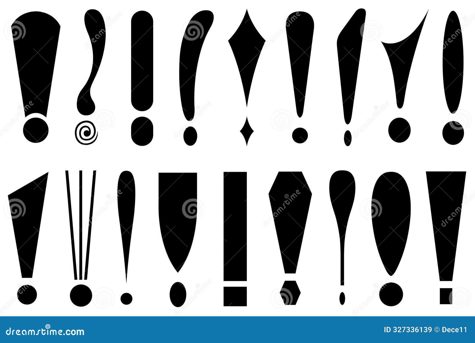 Exclamation Mark Icon Vector Set. Yellow Black Color. Warning Attention ...