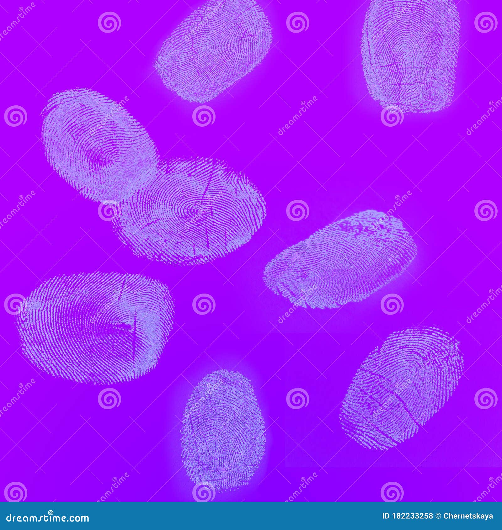 Set Of Different Fingerprints. Police Scanner For Criminal Identity ... Set Of Different Fingerprints. Police Scanner For Criminal Identity ...