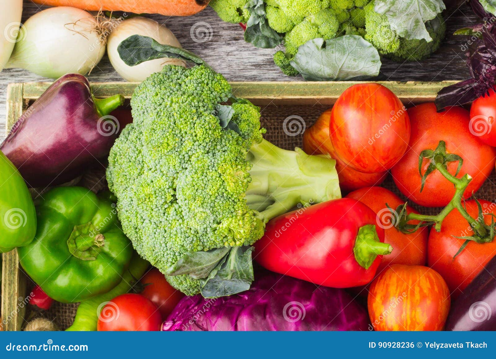 Set of Different Fresh Colorful Vegetables Stock Photo - Image of ...