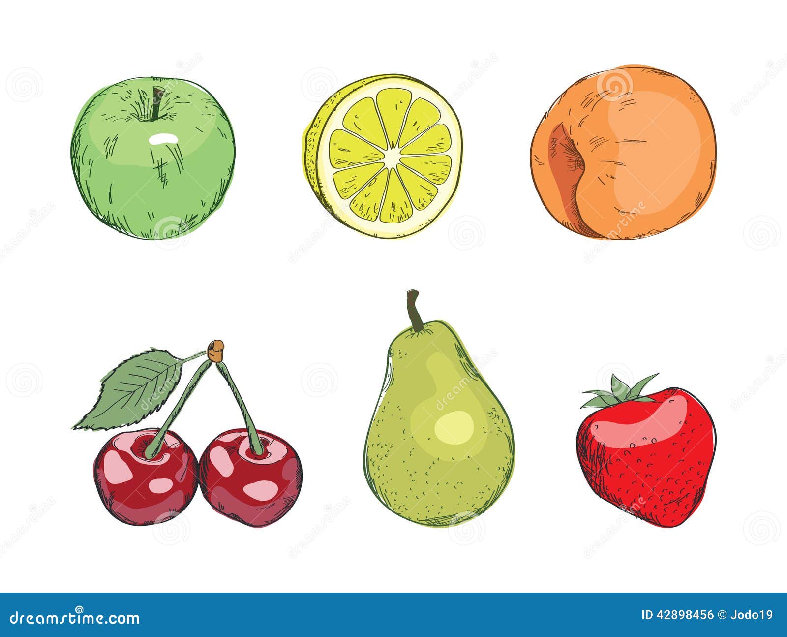Different Fruits With Different Textures And Colors Stock Photography ...
