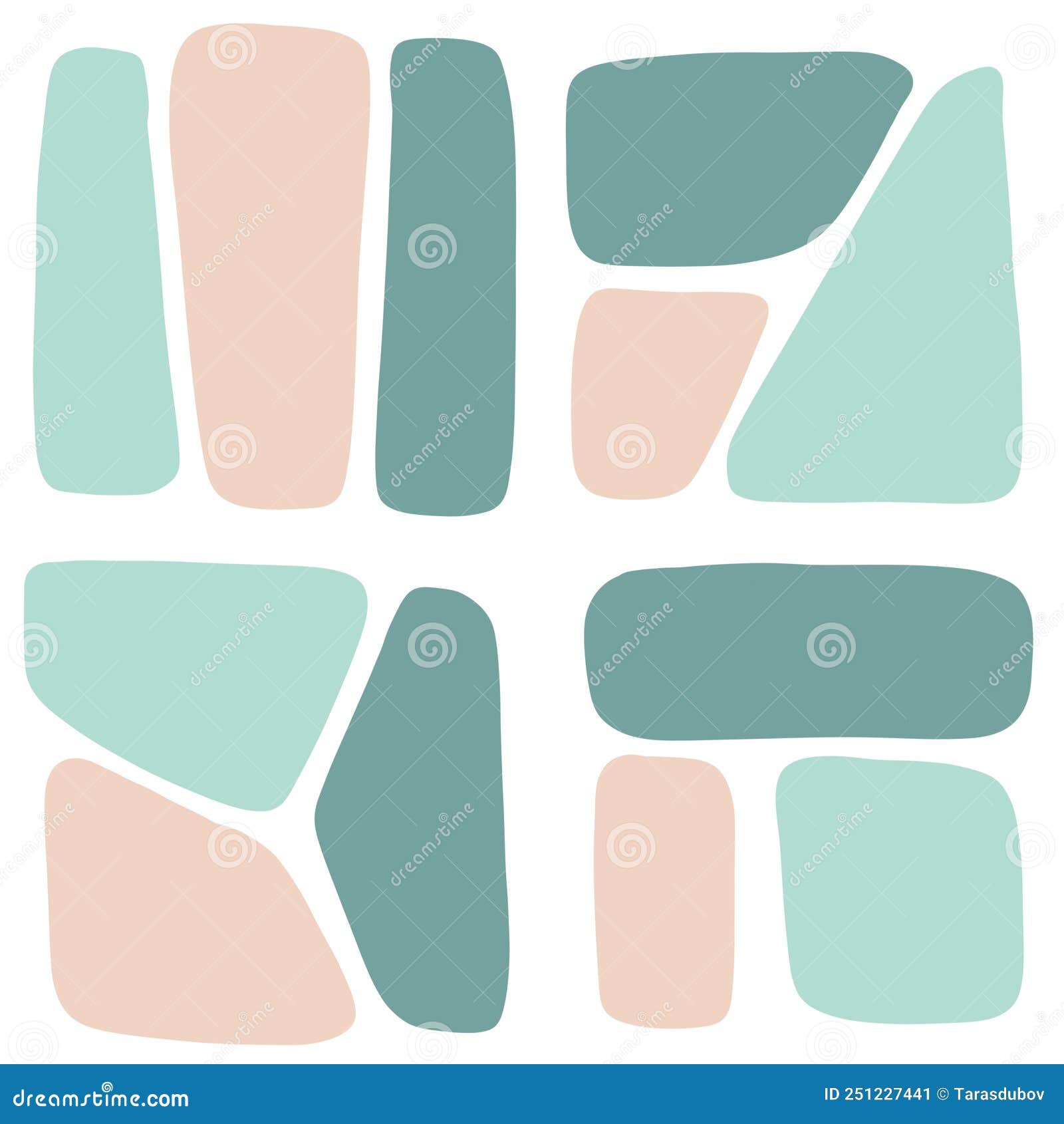 Set of Different Geometric Shapes in Pastel Colors. Rounded Spots Stock ... Set of Different Geometric Shapes in Pastel Colors. Rounded Spots Stock ...