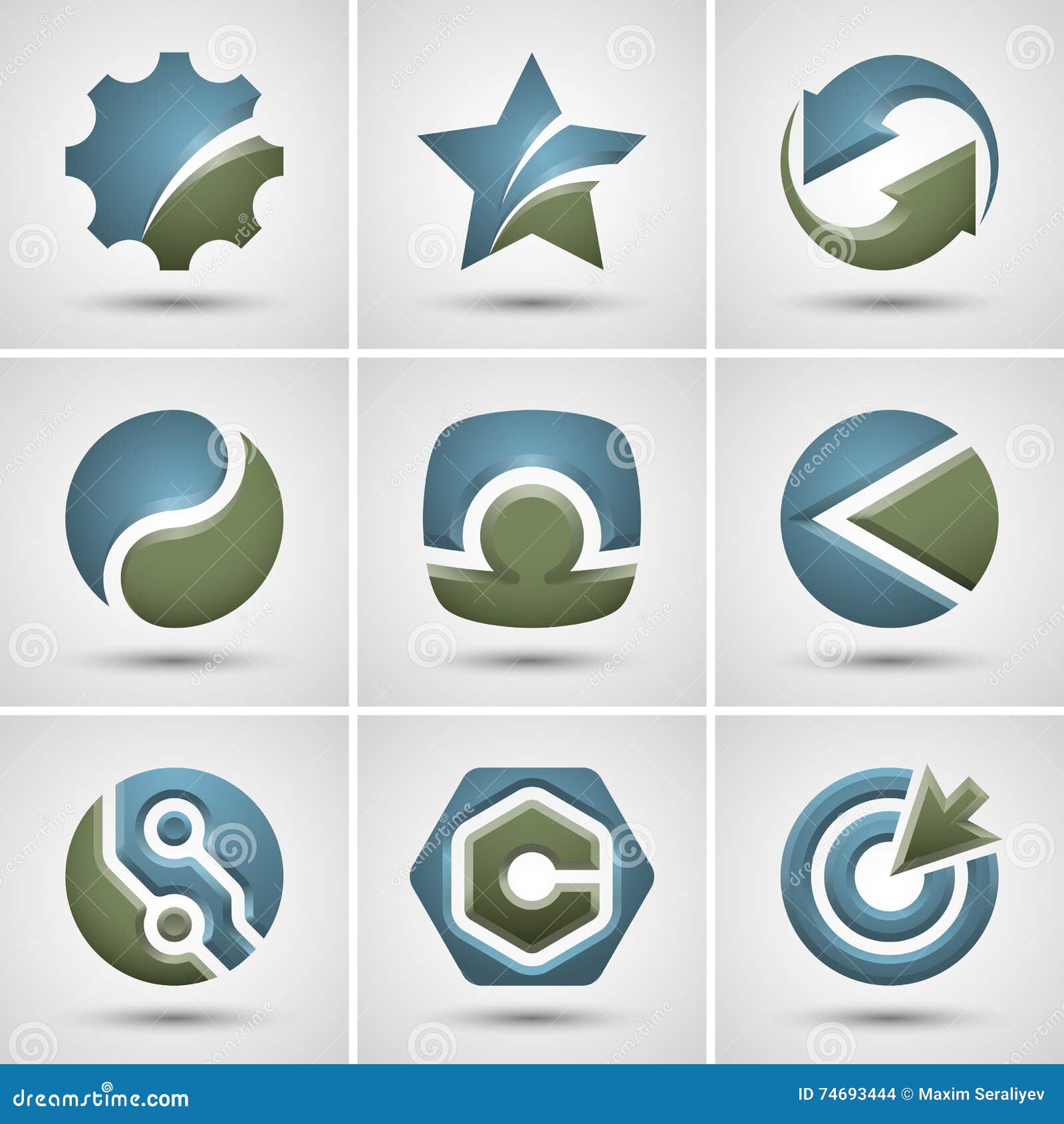 Set of different icons. stock vector. Illustration of service - 74693444