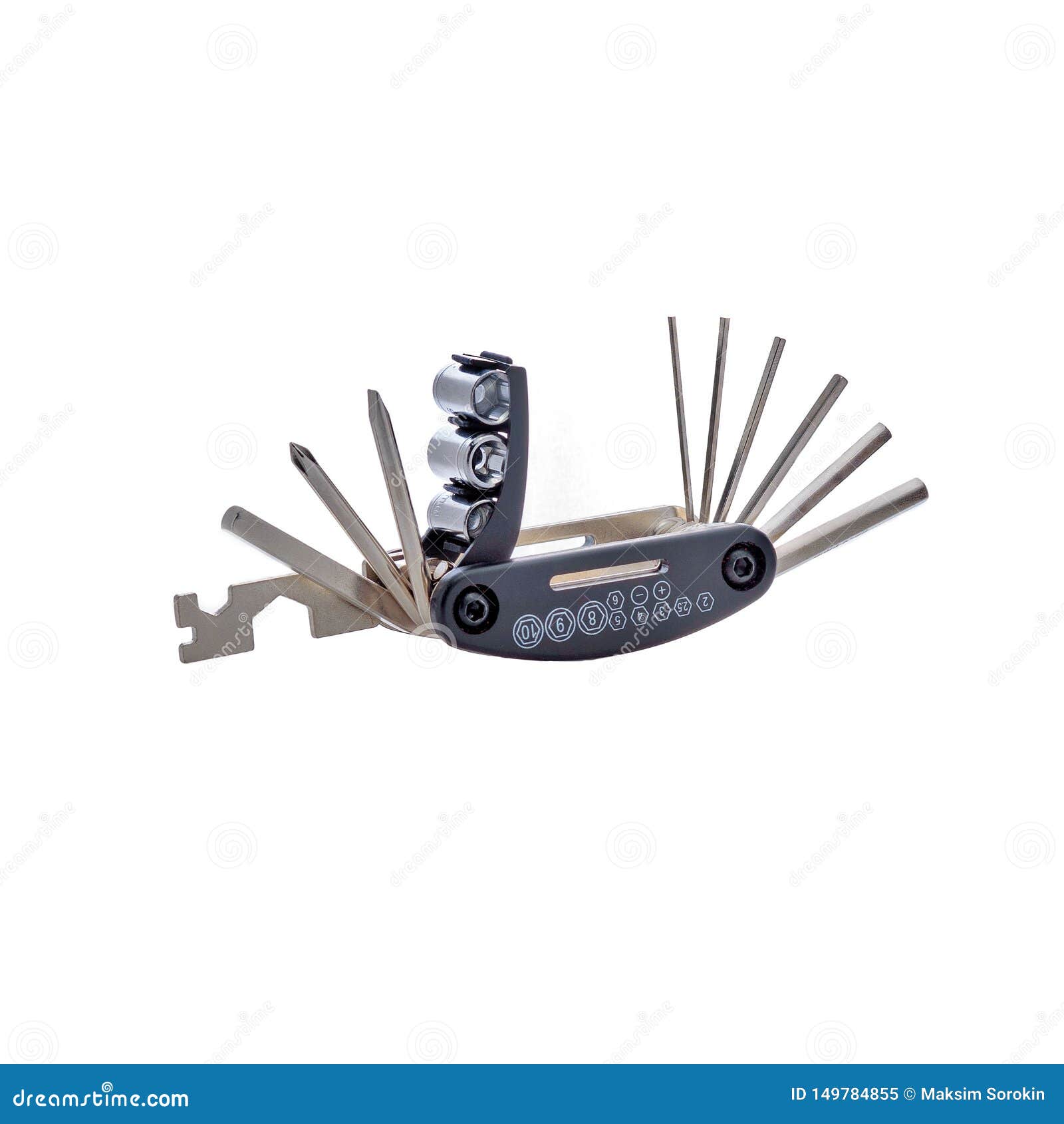 Set of Different Keys for Bicycle Repair Stock Image - Image of repair ...