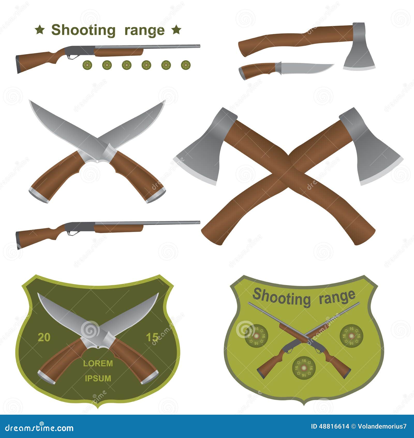 Types Of Weapons Outline,flat Icons In Set Collection For Design ...