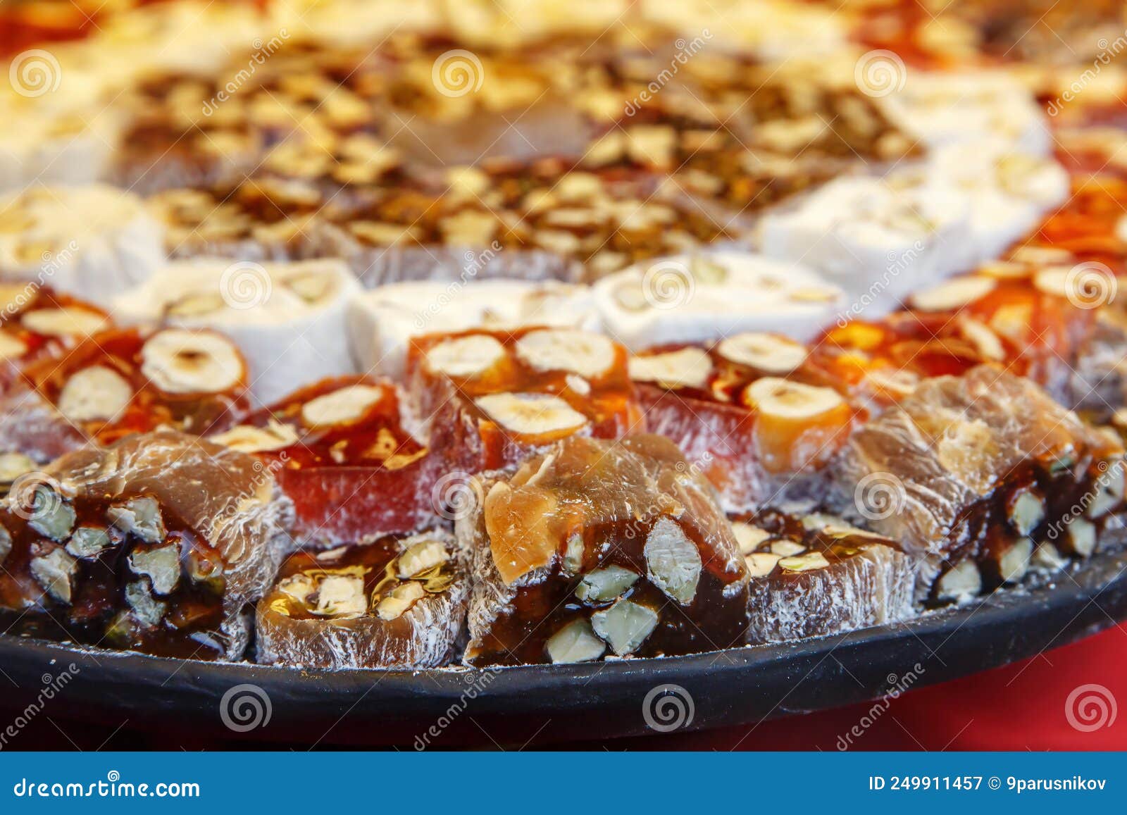 Set of Different Lokum - Turkish Sweets. Stock Image - Image of food ...