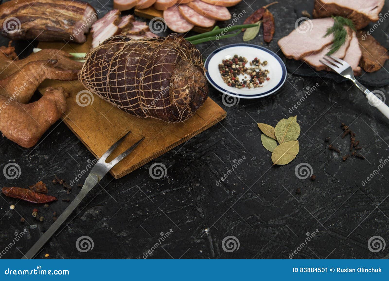 Set of different meat food stock image. Image of meat - 83884501