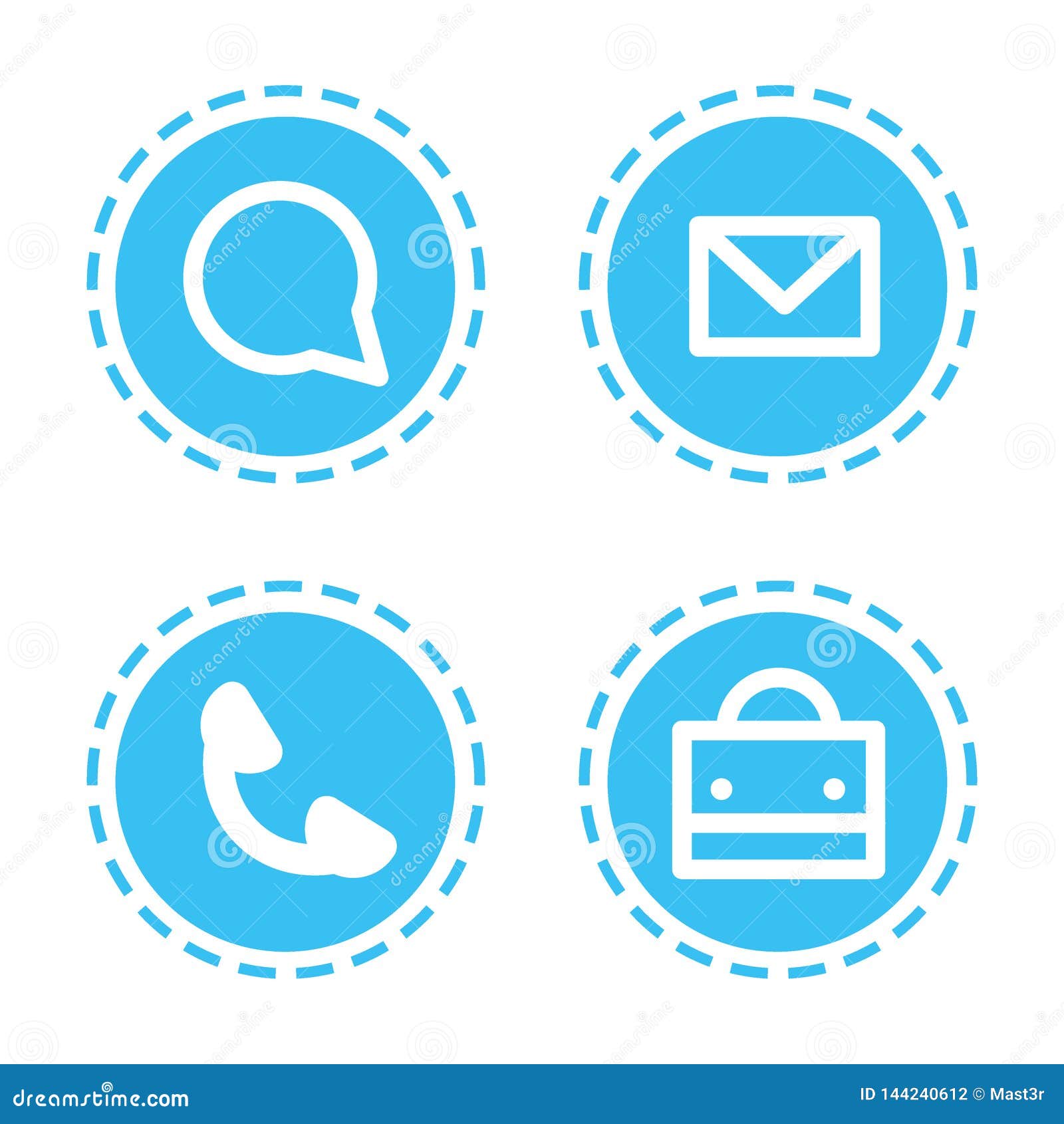 Set Different Mobile App Icons Communication Web Applications ...