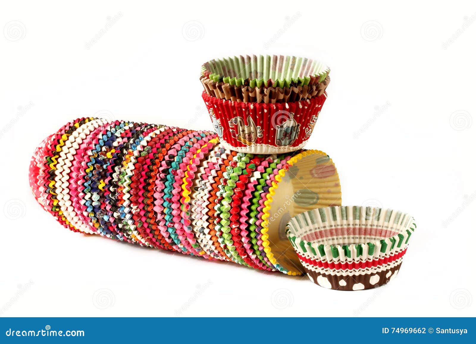 Set different paper molds stock photo. Image of bright - 74969662