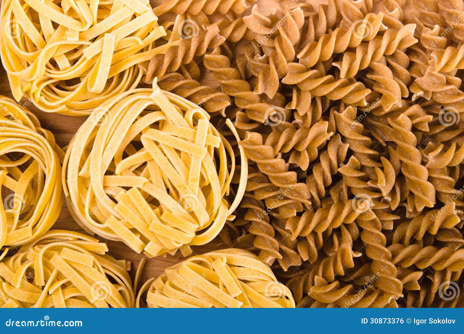 Set of different pasta stock photo. Image of dish, dough - 30873376