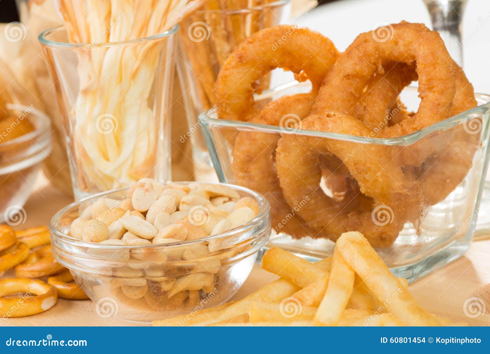 Set of Different Salty Snacks Stock Photo - Image of cook, hunter: 60801454