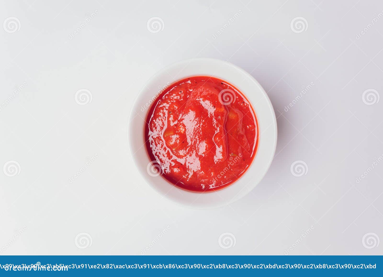 Set of Different Sauces Isolated on White. Stock Photo - Image of ...