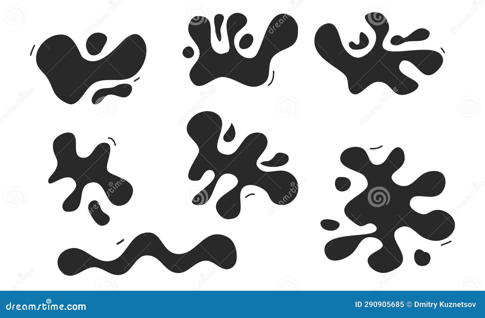 Set of Different Shapes and Objects for Doodling. Stock Illustration ...