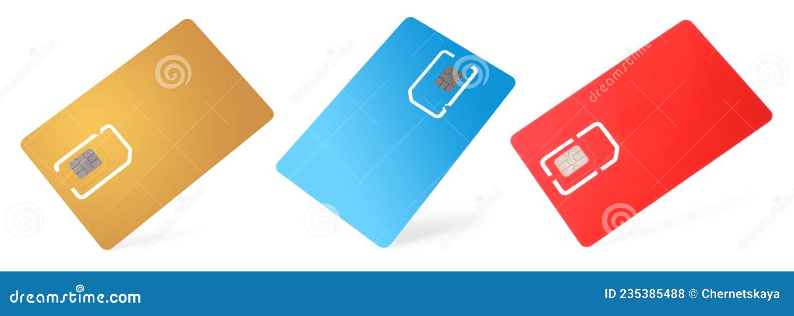 Set with Different SIM Cards on White Background. Banner Design Stock ...