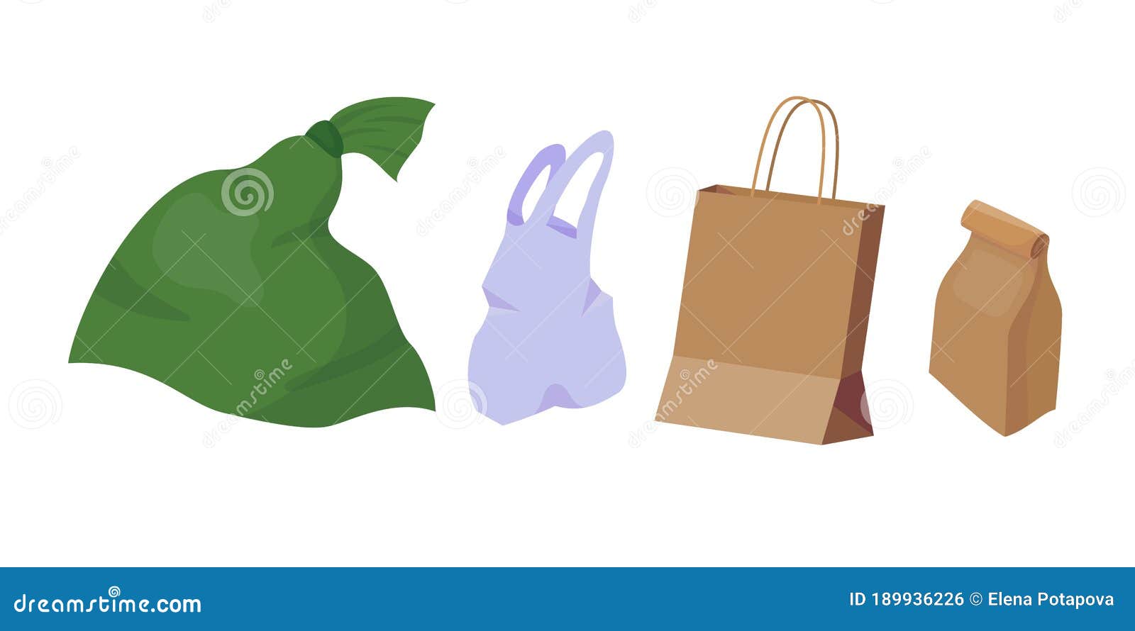 Set with Different Size Packets. Big Plastic Packet, Middle Plastic ...