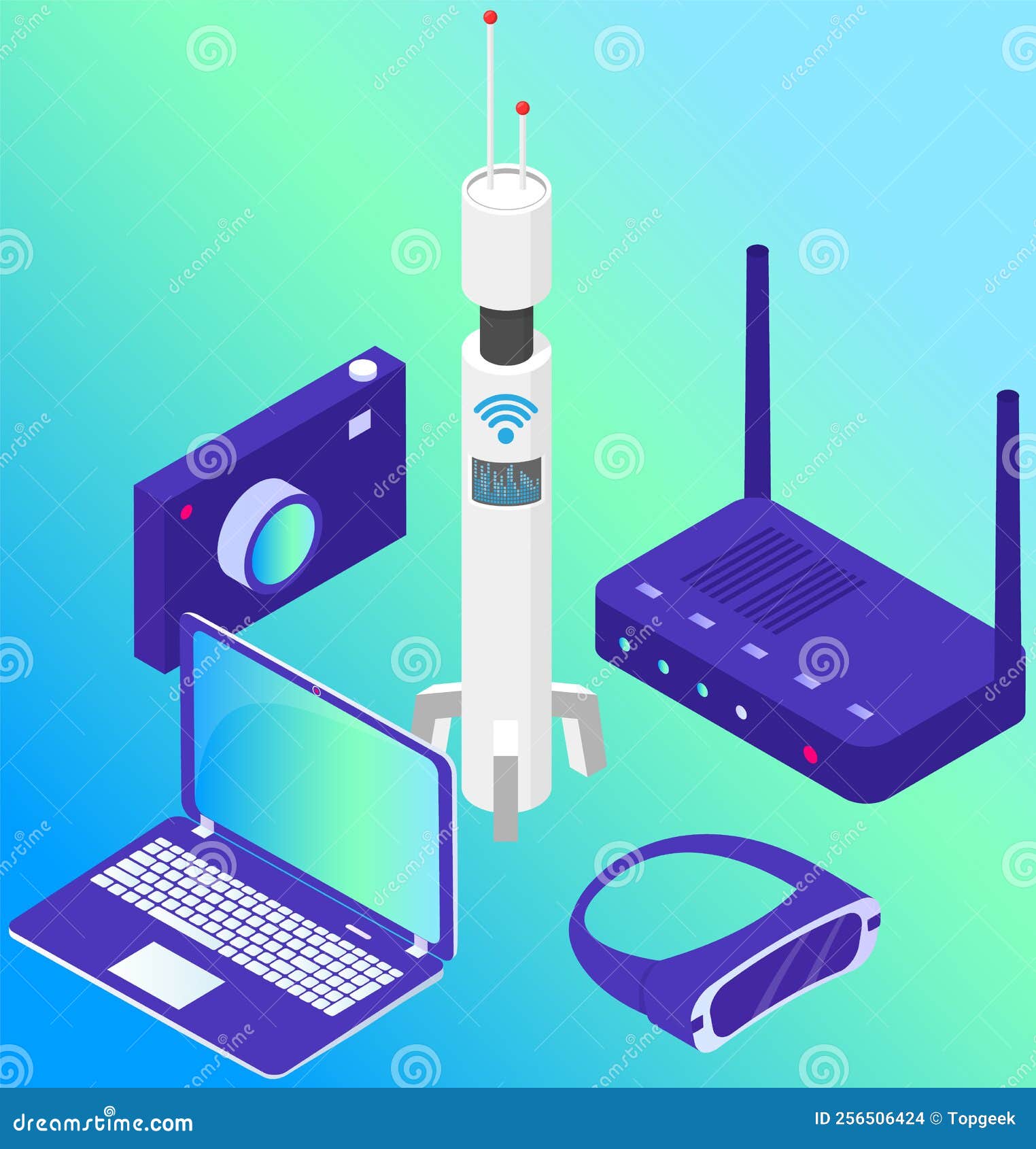 Smart Computer With Brains Isolated. Brain In PC Cartoon Style. Data ...