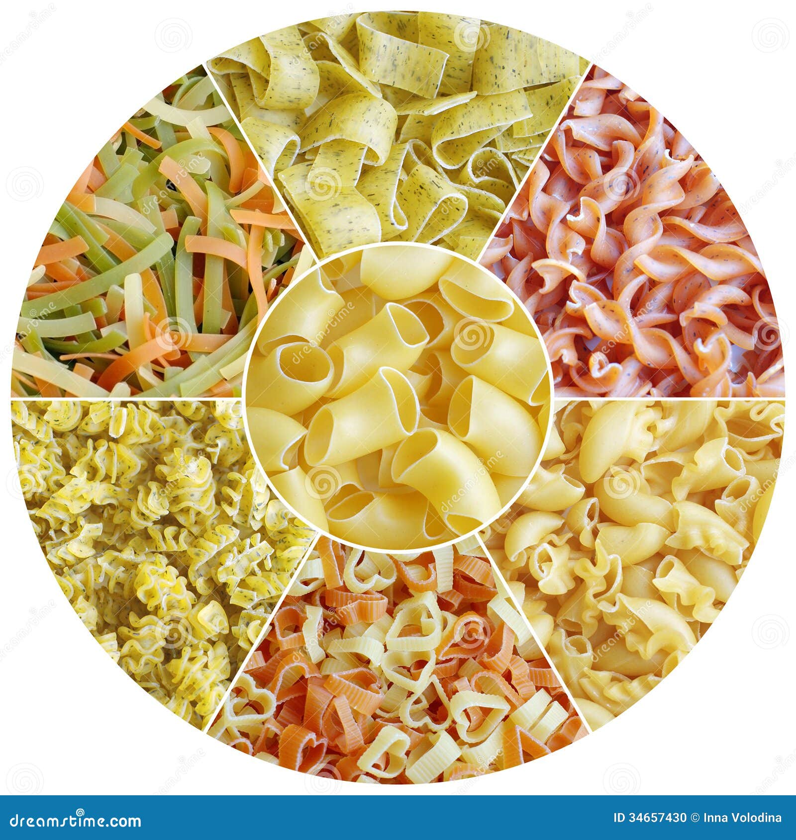 Set Different Sorts of Pasta Stock Photo - Image of noodles, closeup ...