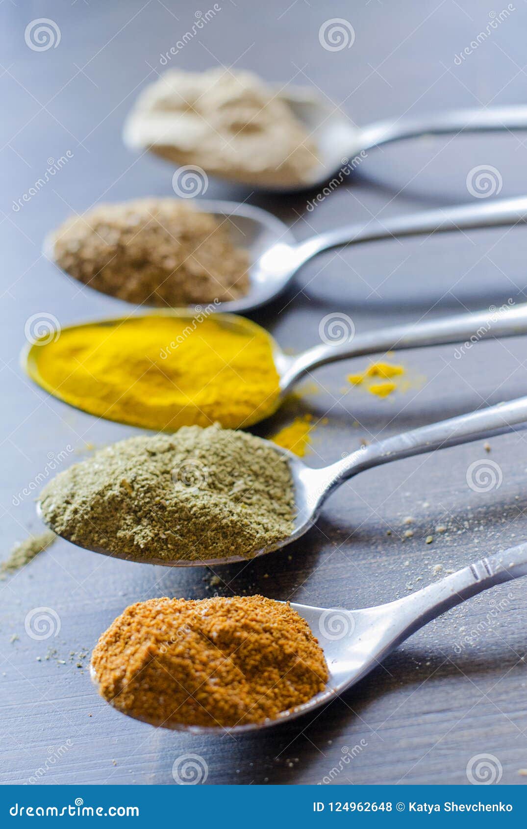 Set of Different Spices and Spices Stock Photo - Image of seeds, basil ...