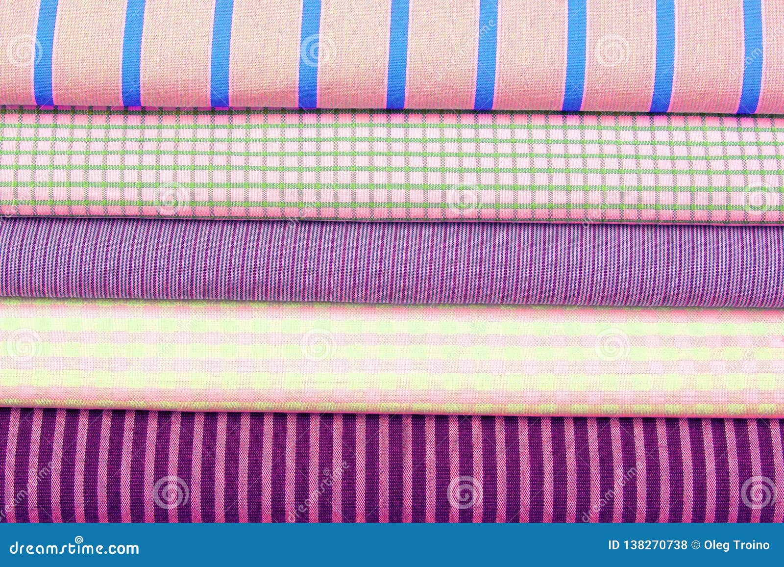 Set Different Texture Cotton Colored Fabric. Background Abstract Stock ...