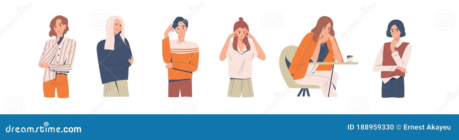 Thoughtful Stock Illustrations – 20,563 Thoughtful Stock Illustrations ...