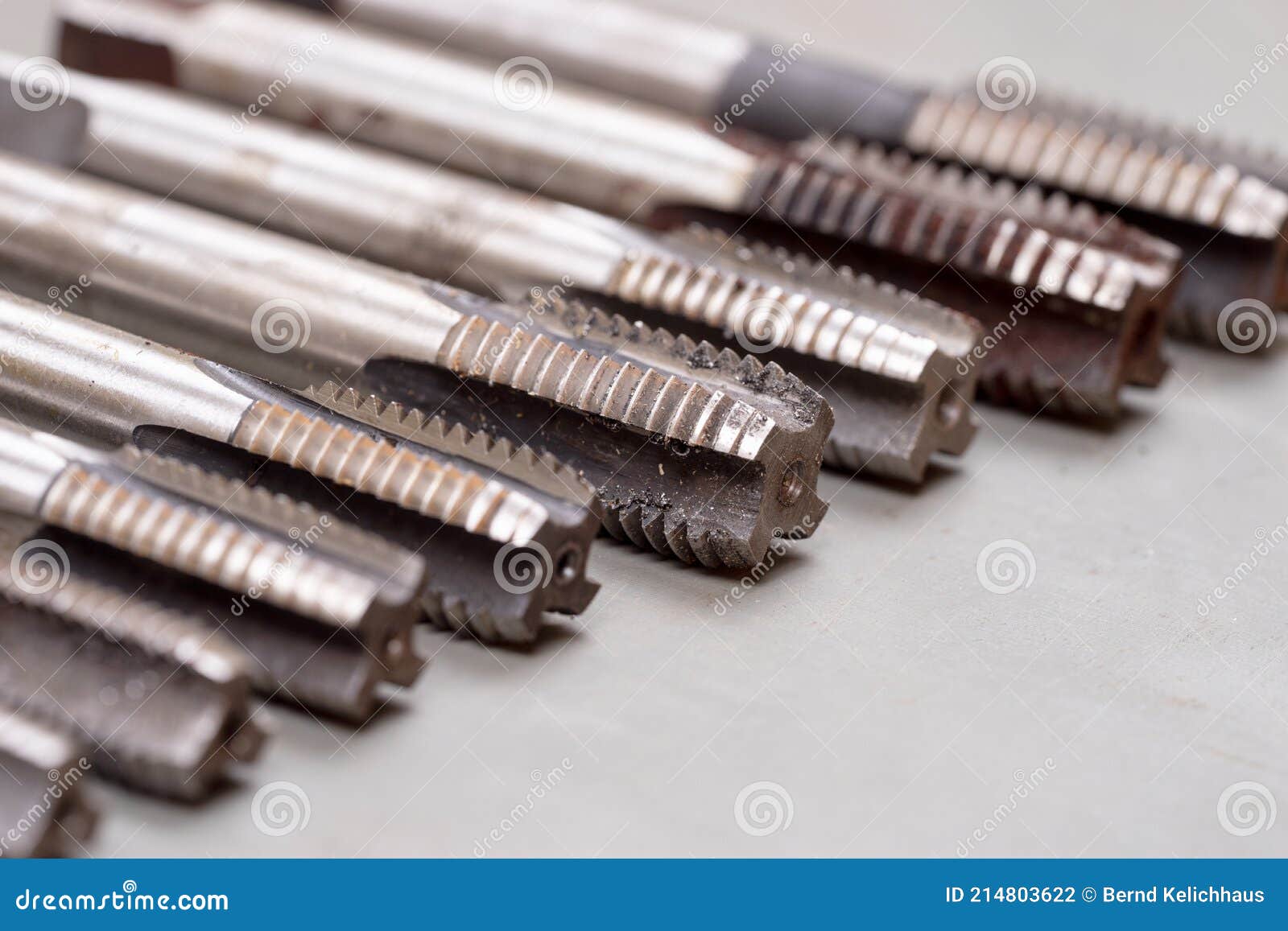 Set of Different Thread Taps Stock Photo - Image of hardware ...